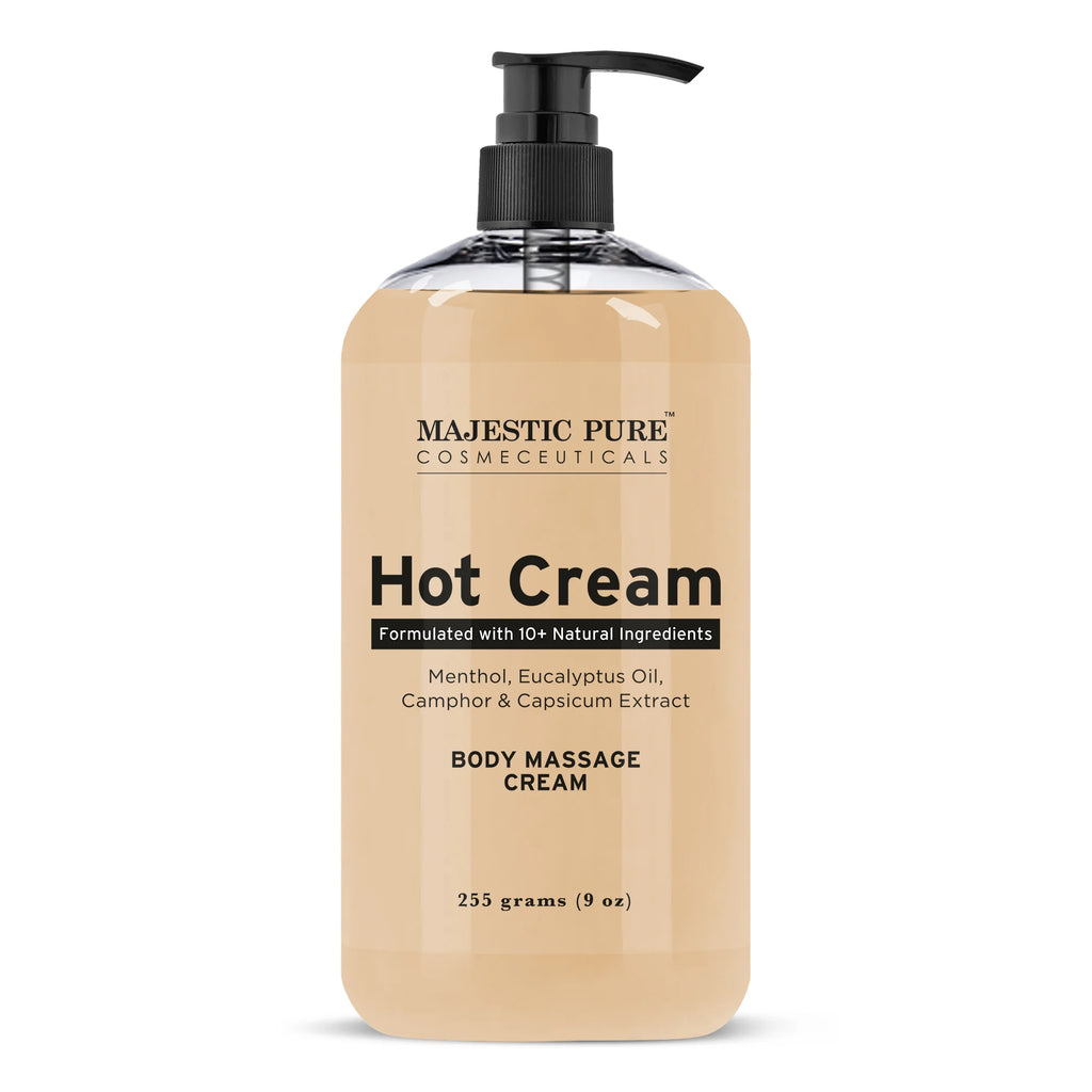 Hot Cream with Eucalyptus Oil and Menthol | 9 fl oz – Majestic Pure ...