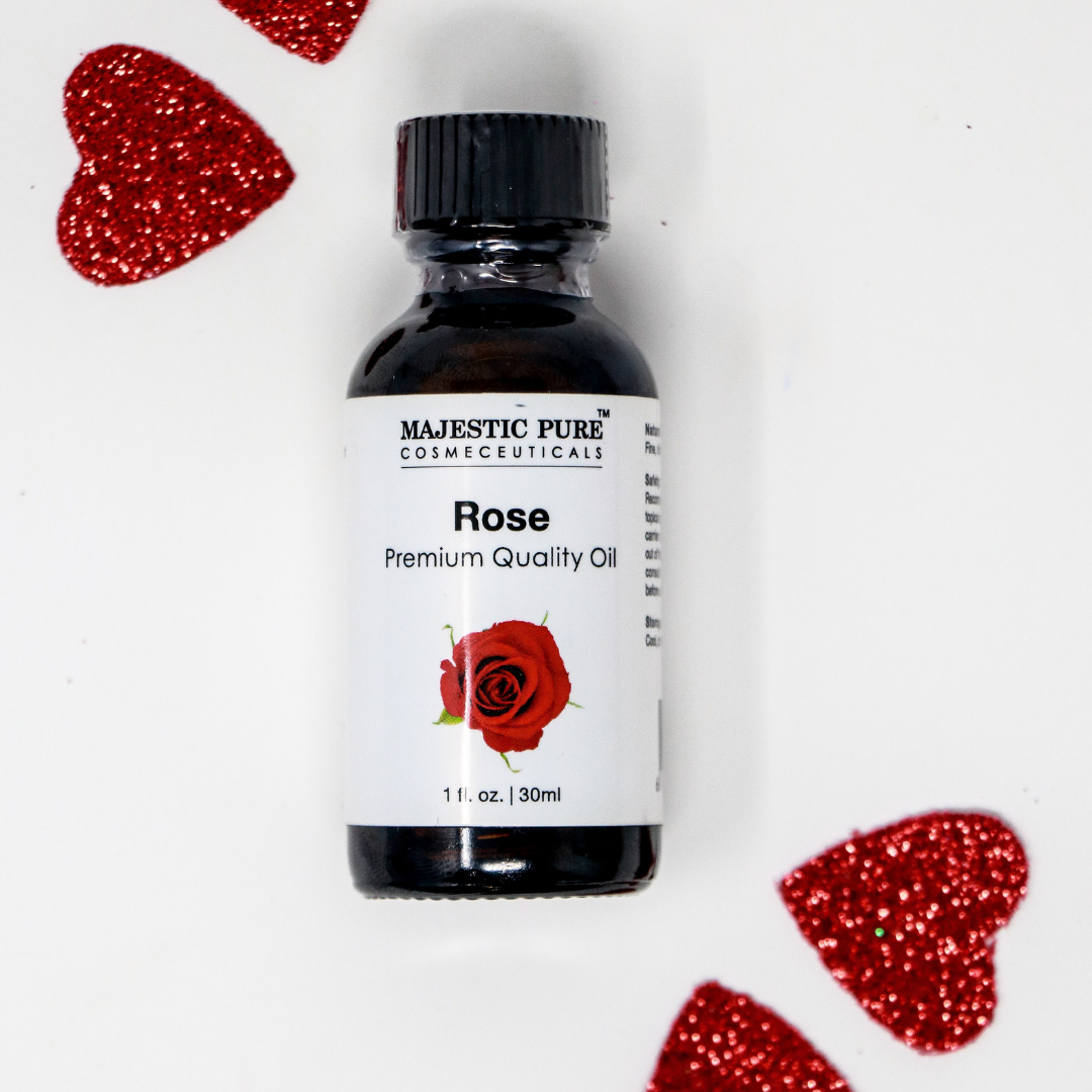 100% Pure & Natural Rose Essential Oil | Pure Rose Oil – Majestic Pure ...