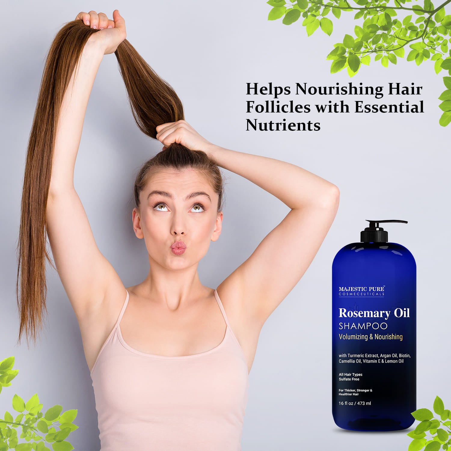 Rosemary Shampoo | Majestic Pure | Shampoo – Majestic Pure Cosmeceuticals